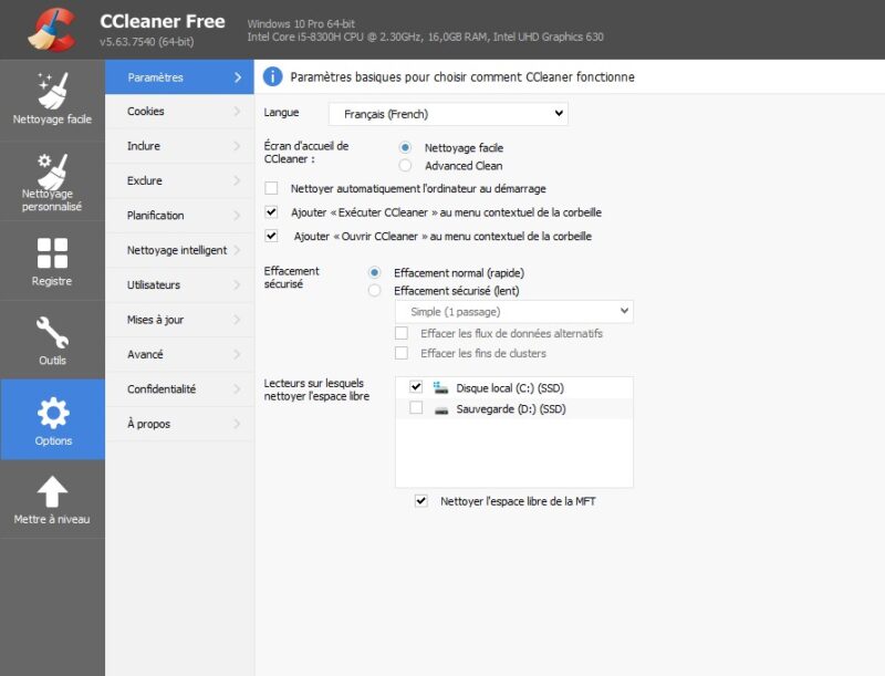 Ccleaner : Nettoyer Et Optimiser Son Ordinateur - 19 Décembre 2019 ...